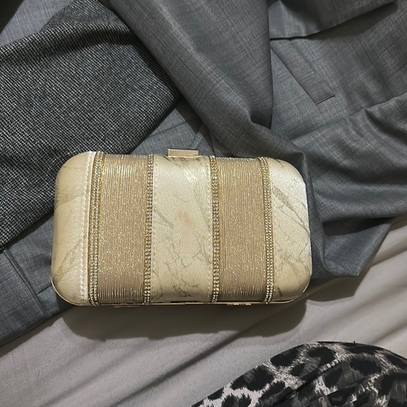 Bags | Golden Indian Pakistani Clutch With Chain | Poshmark